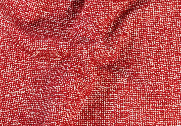 Red & White Alpaca Blend Tweed – Britex Fabrics